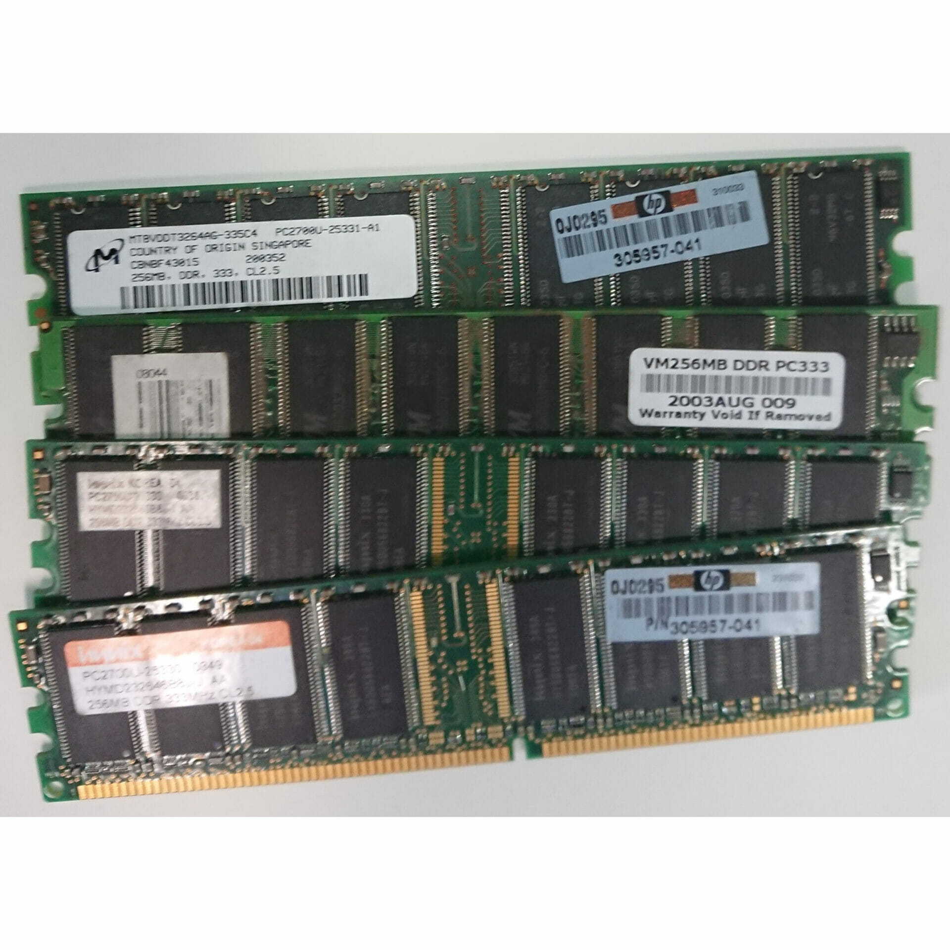 DDR RAM 256MB 333MHz- Assorted [Refurbished] | PC ROOM