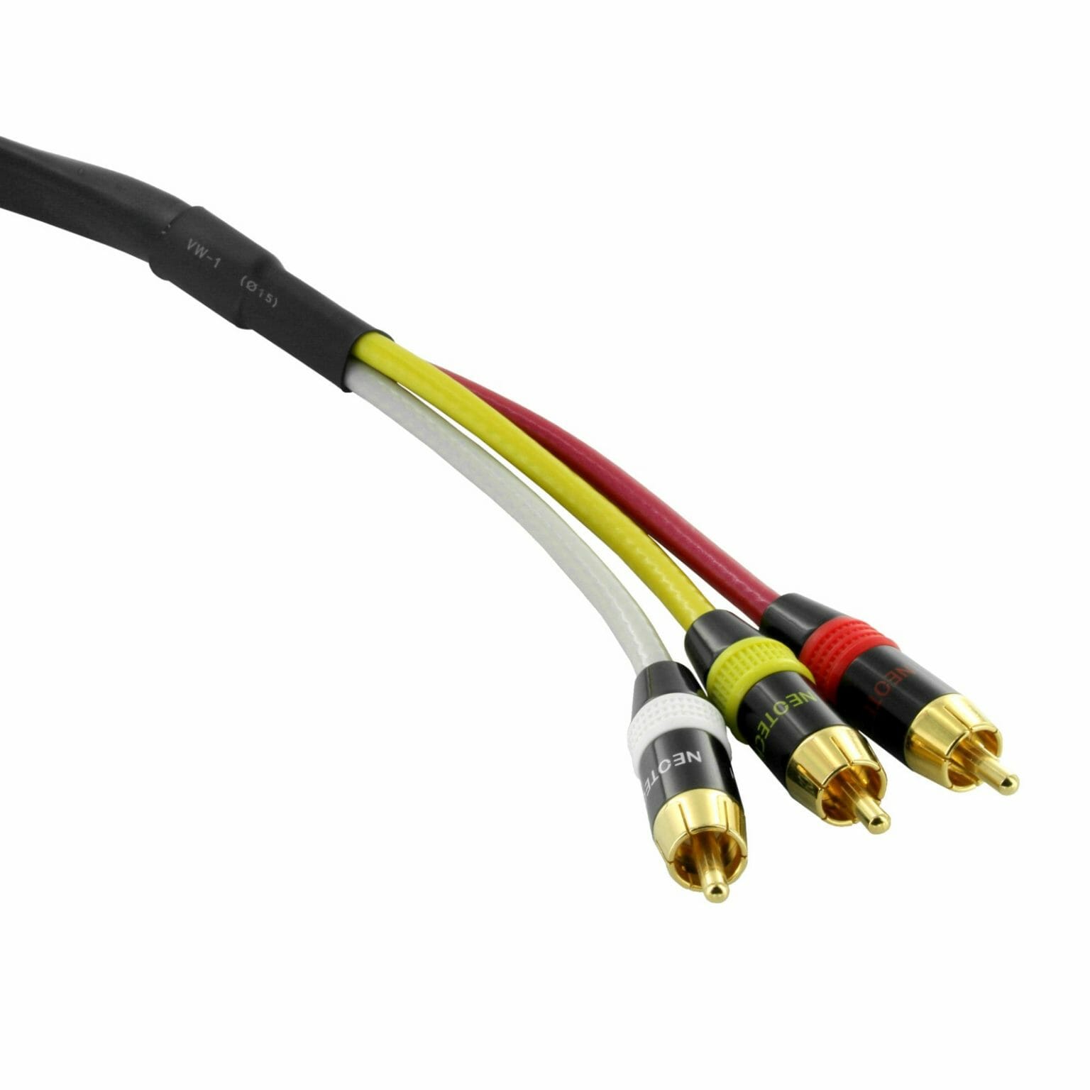 Neotech 3RCA to 3RCA Composite AV Audio Video Cable [1.5m - 3m] | PC ROOM