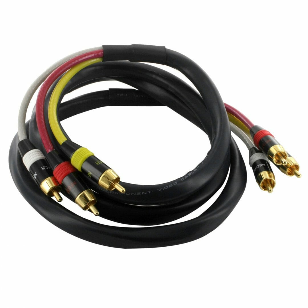 Neotech 3RCA to 3RCA Composite AV Audio Video Cable [1.5m - 3m] | PC ROOM